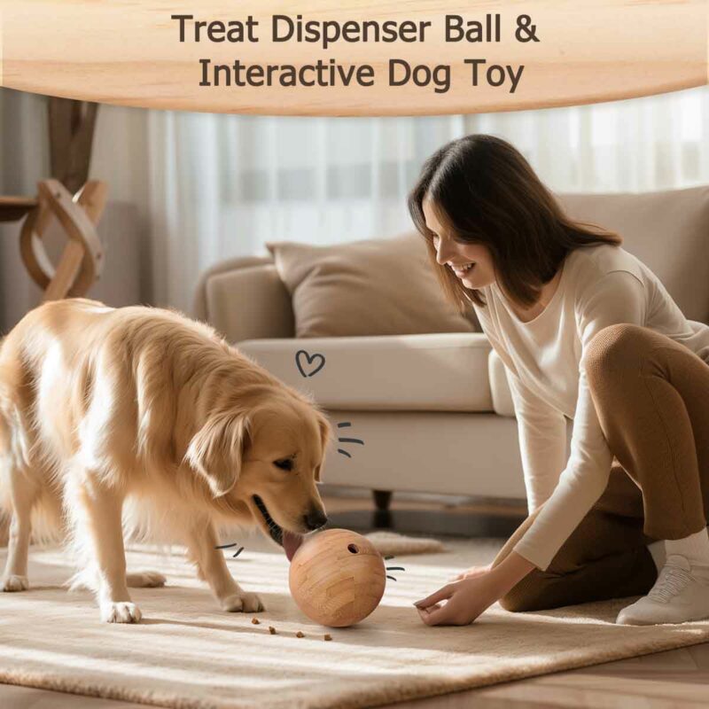 Interactive & Treat Ball Dispenser Toys For Small Dogs